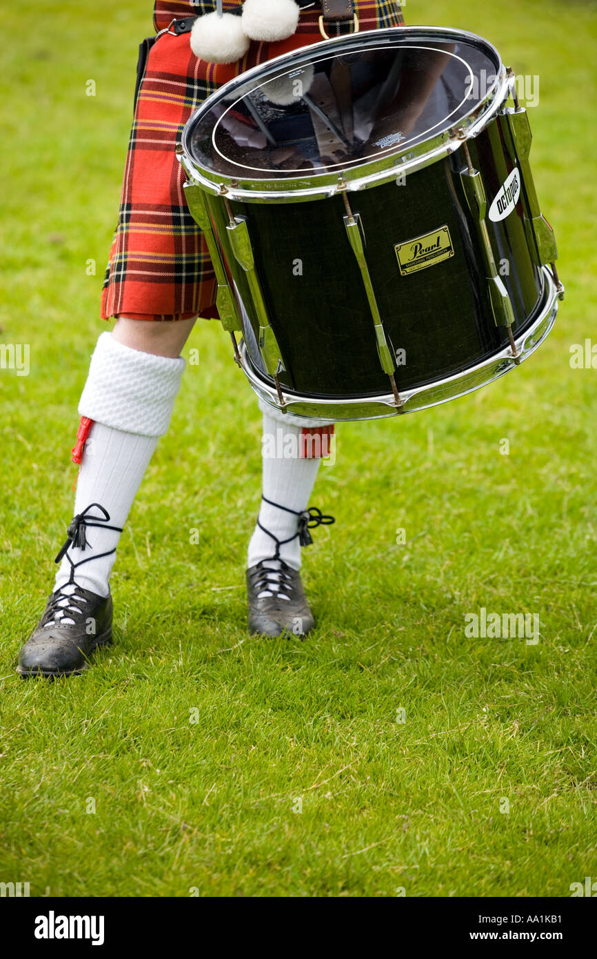 DRUMMER IN A PIPE BAND Stock Photo - Alamy