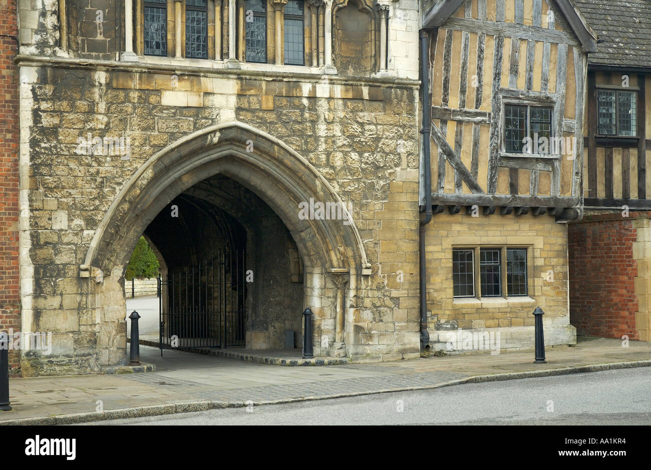 St Mary s Gate Gloucester Cathedral 13th Century enterance to St Peter ...