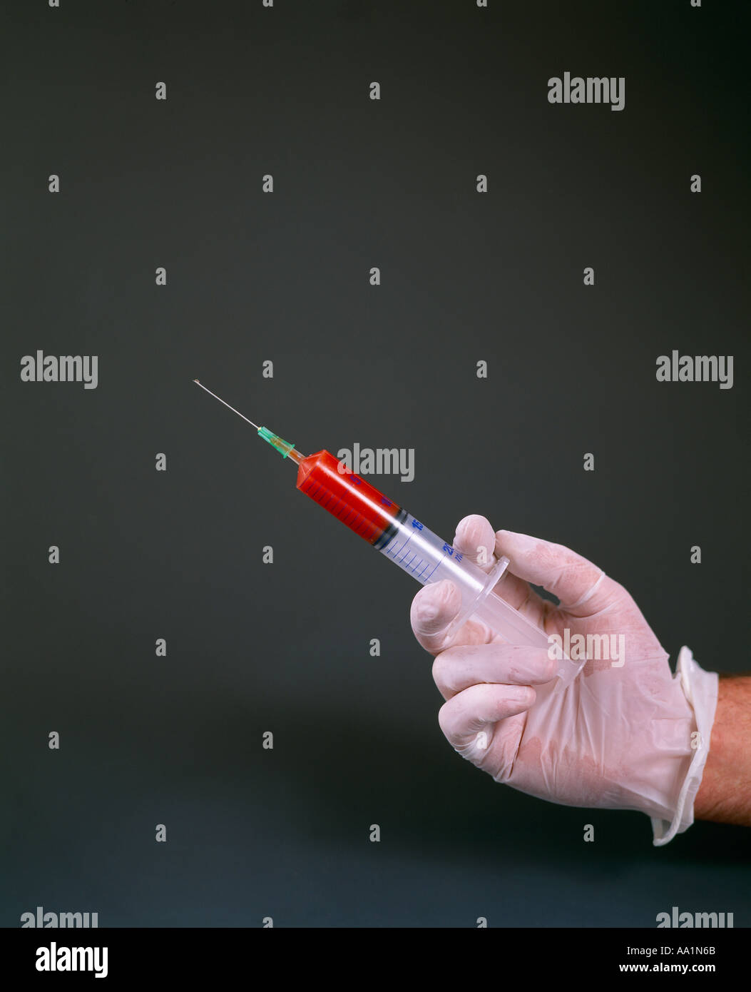 hypodermic needle and syringe with blood sample, hospital, hospitals ...