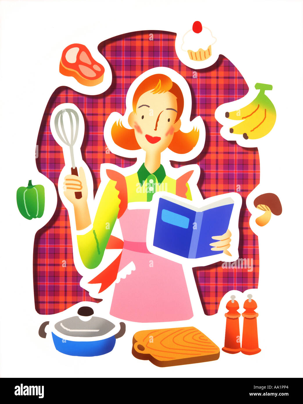 Cooking illustration hi-res stock photography and images - Alamy