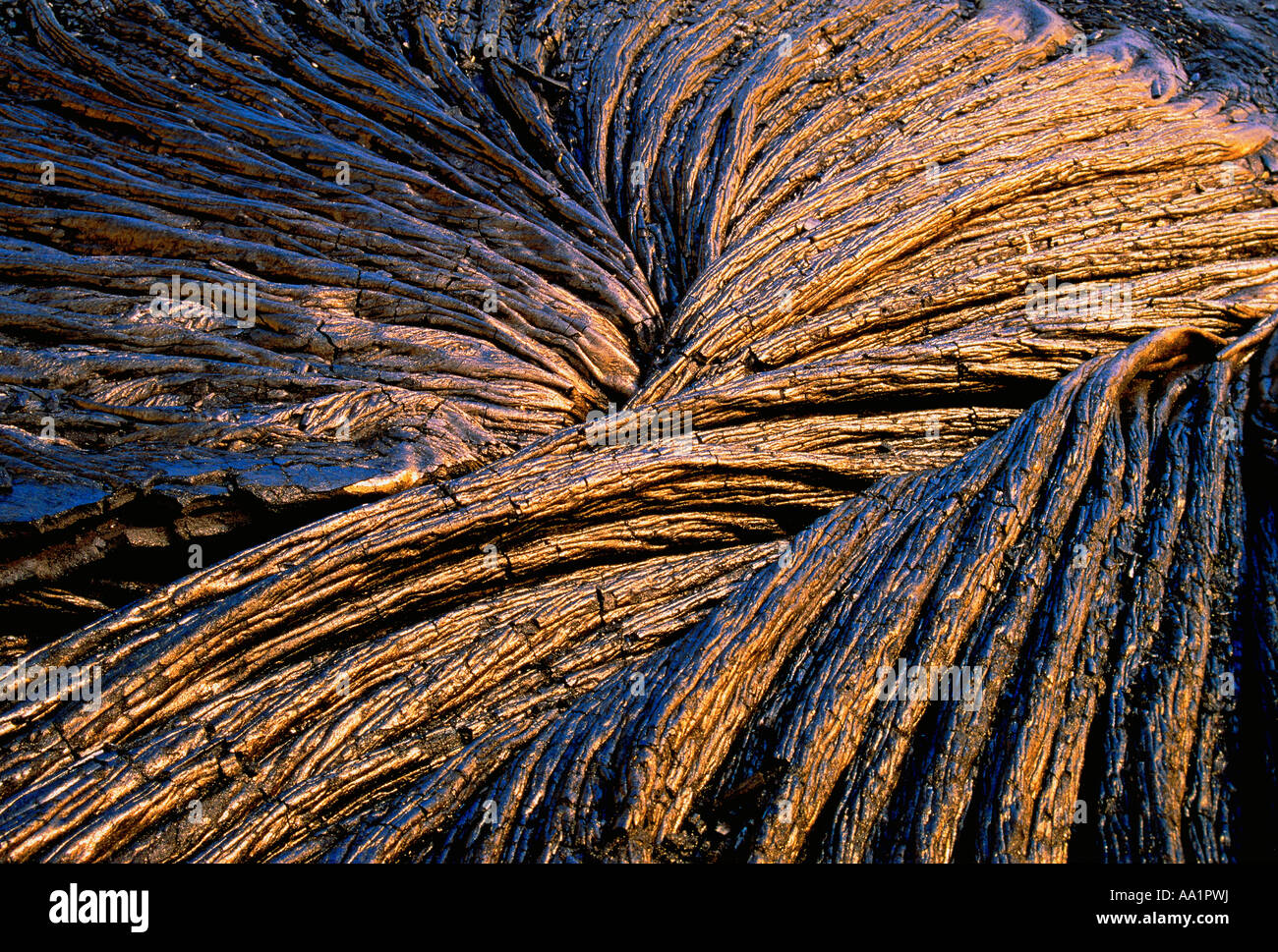 Close-up of Lava Crust Formation, Hawaii Volcanoes National Park ...