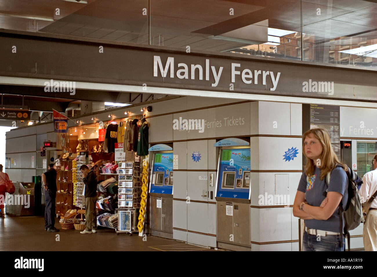 Manly Ferry terminal Circular Quay Sydney Australia Stock Photo - Alamy