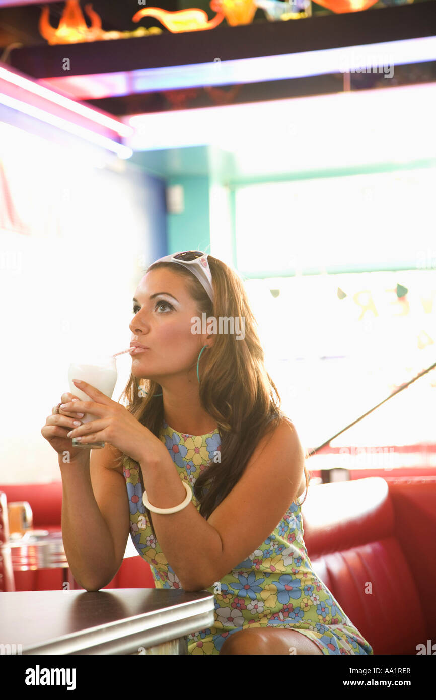 Woman in 1960s attire hi-res stock photography and images - Alamy