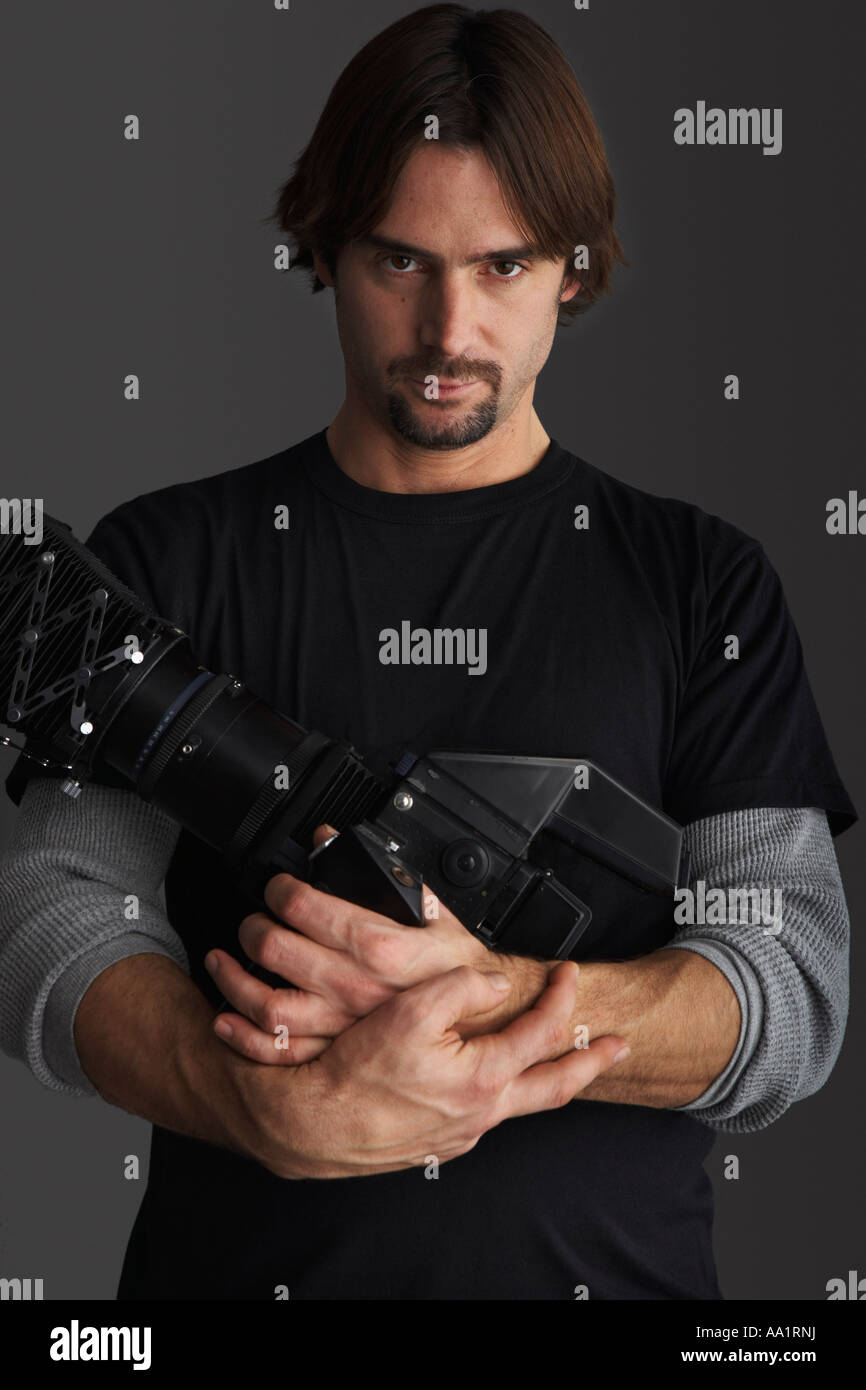 Person taking photo camera facing hi-res stock photography and images ...