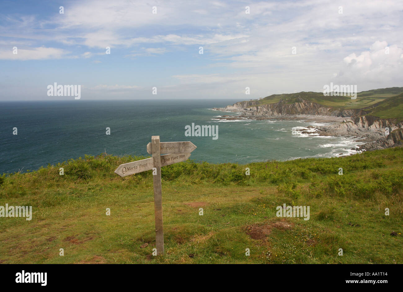 North Devon coast Stock Photo - Alamy