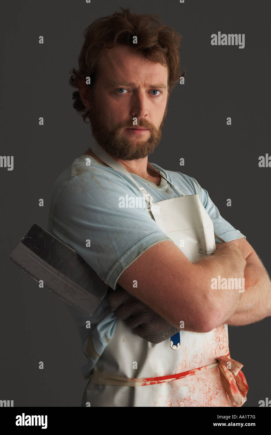 Butcher shop interior old hi-res stock photography and images - Alamy