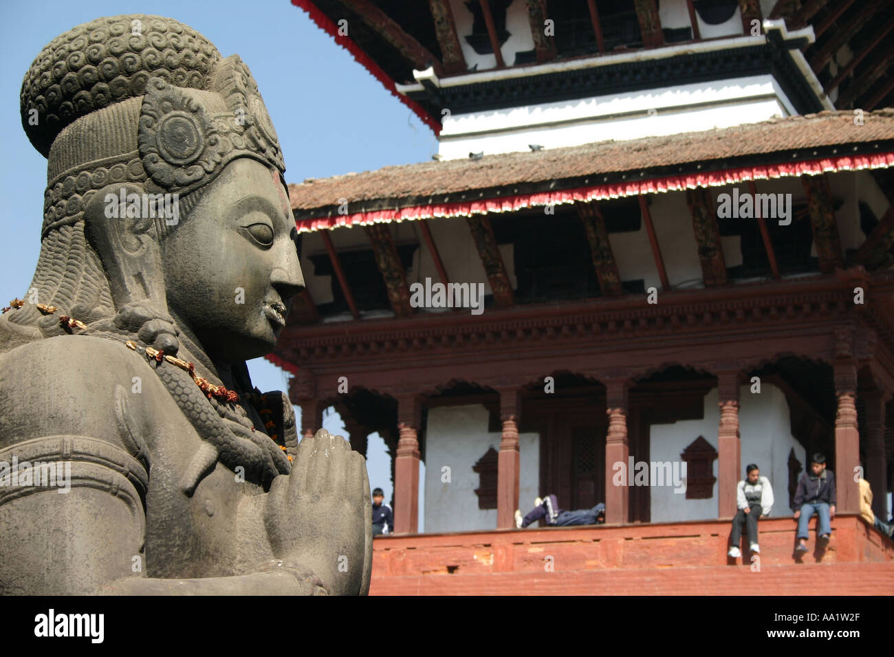 Garuda in Durbar Square Kathmandu Nepal Stock Photo - Alamy