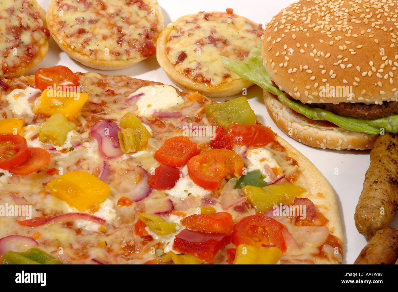 schnellimbiss fast food Stock Photo - Alamy