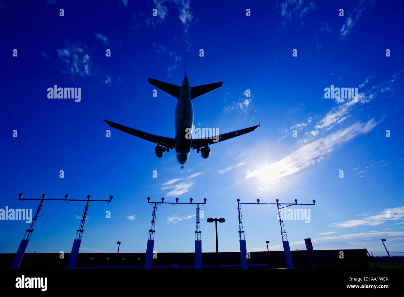 Airplane Taking Off Stock Photo - Alamy
