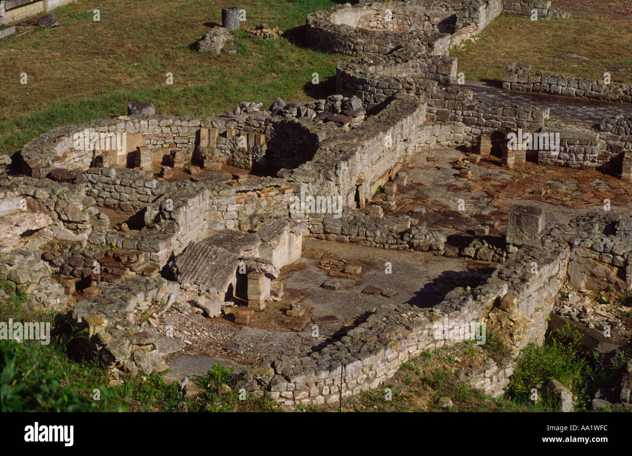 Roman ruins Volterra Tuscany Italy Stock Photo - Alamy