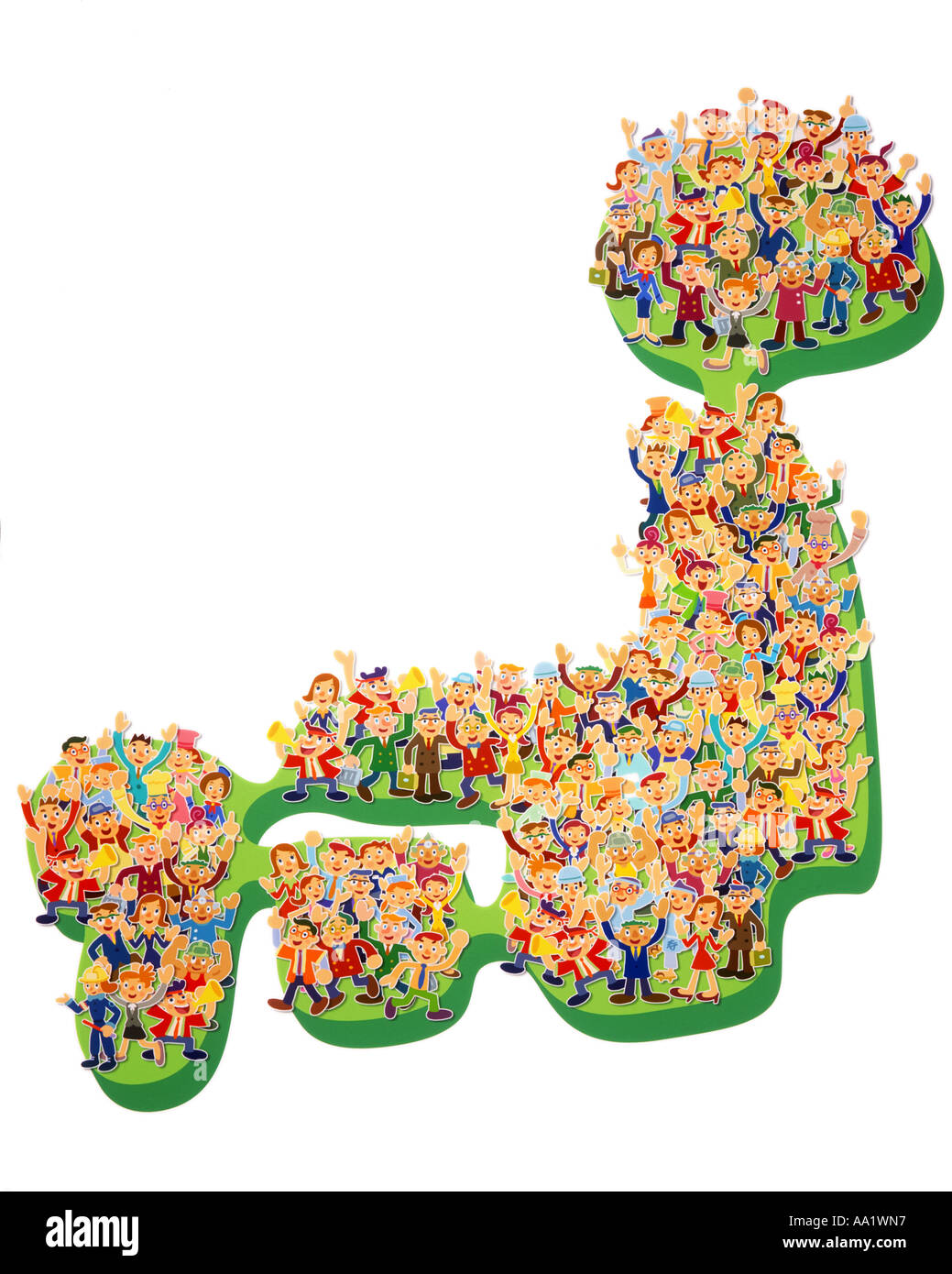 Illustration Japanese Map Stock Photo - Alamy