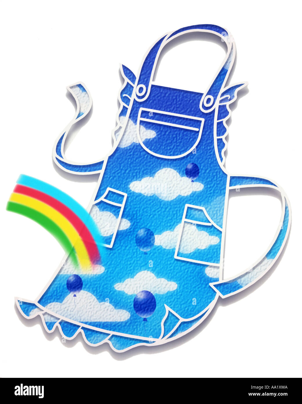 Apron illustration hi-res stock photography and images - Alamy