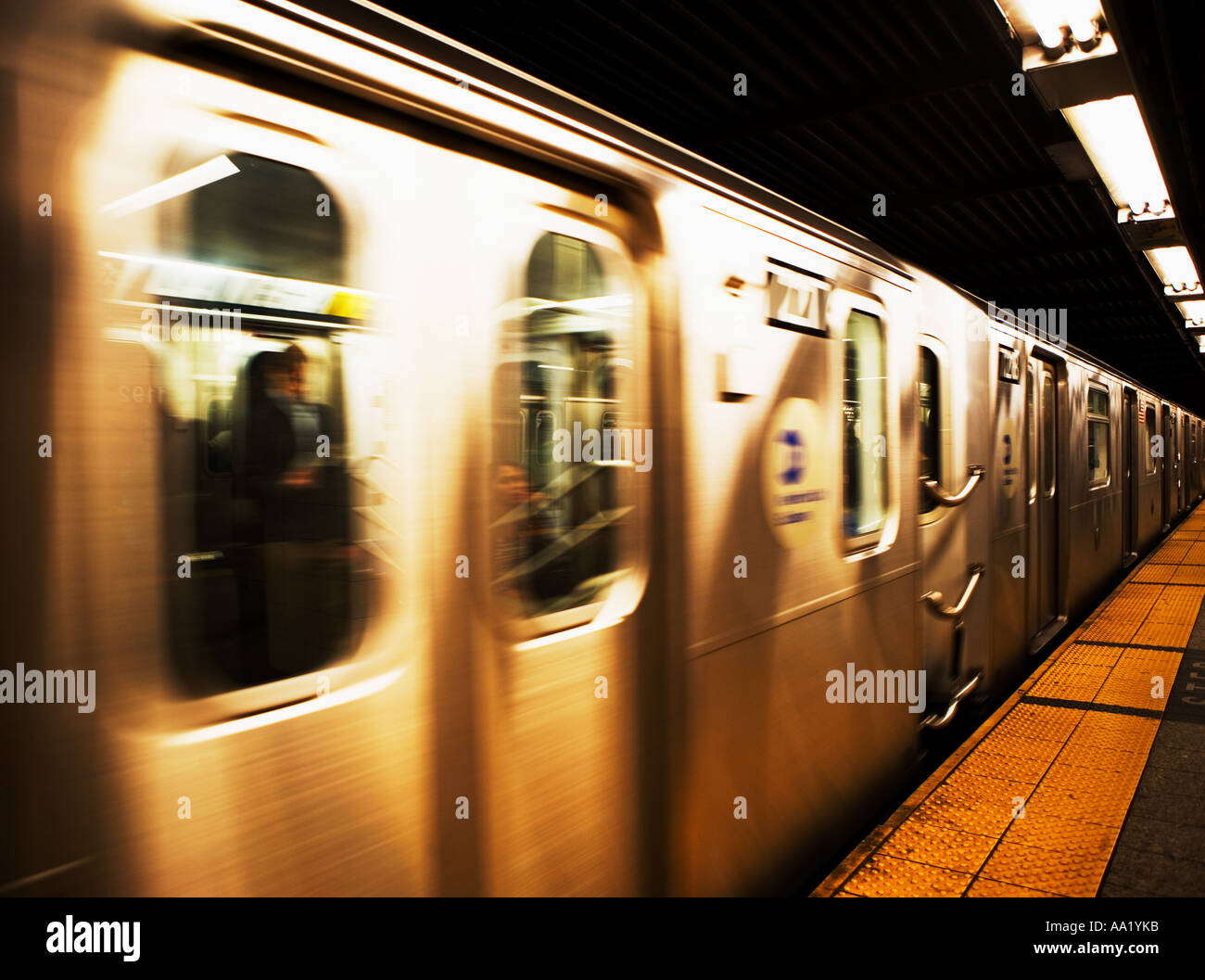 NEW YORK CITY SUBWAY Stock Photo - Alamy