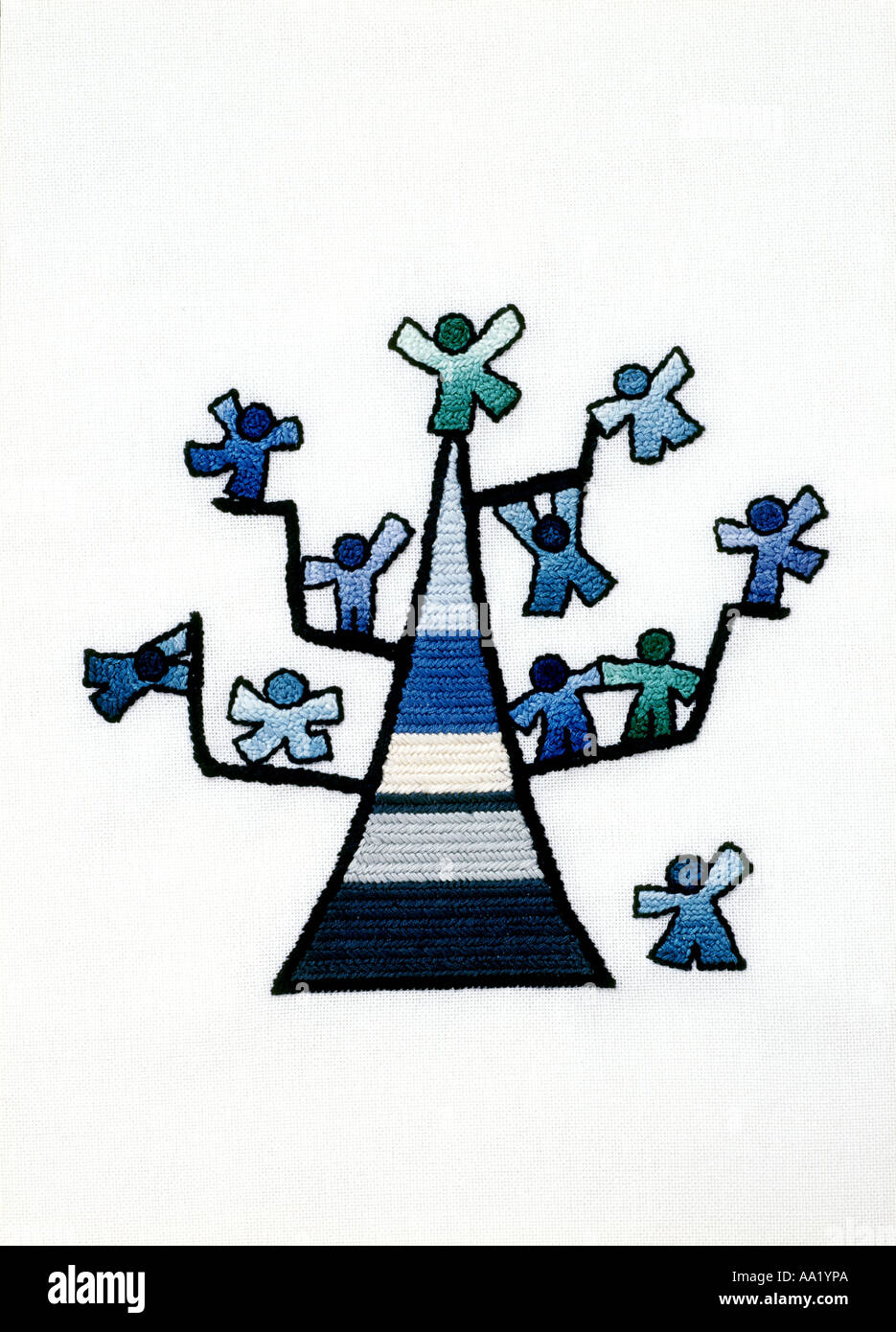 illustration tree of children Stock Photo - Alamy