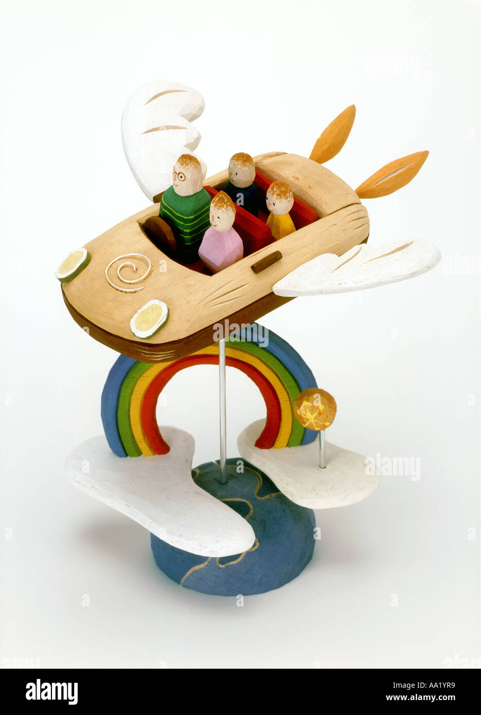 miniature model flying car Stock Photo - Alamy