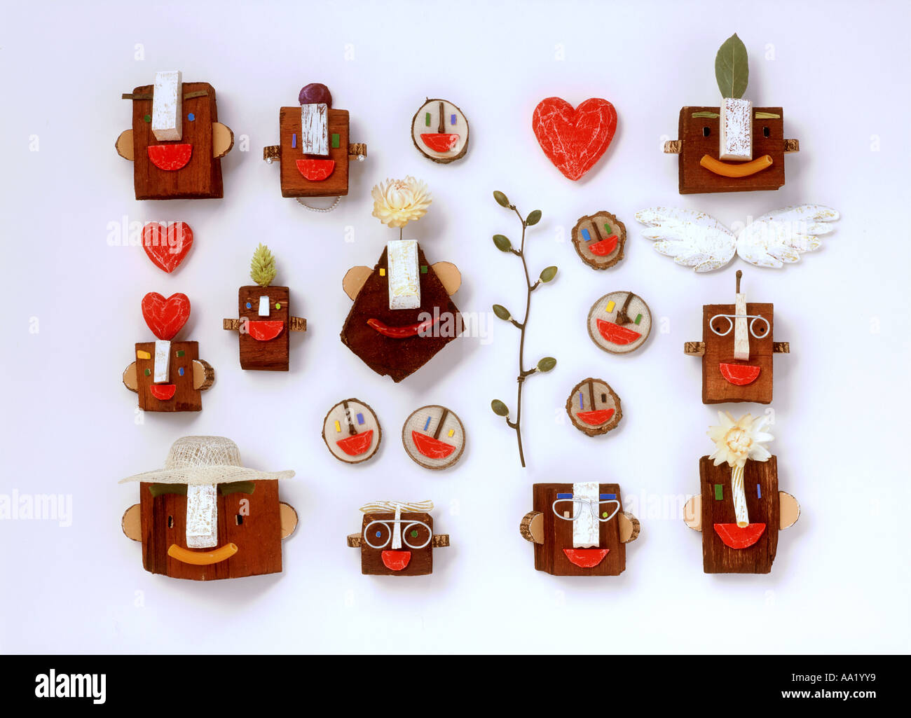 miniature model faces Stock Photo - Alamy