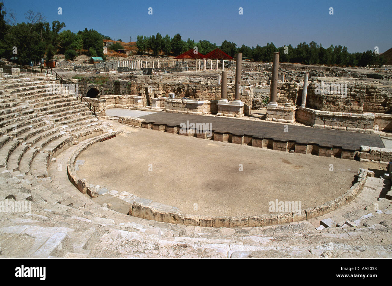 Israel Beit She An Stock Photo - Alamy