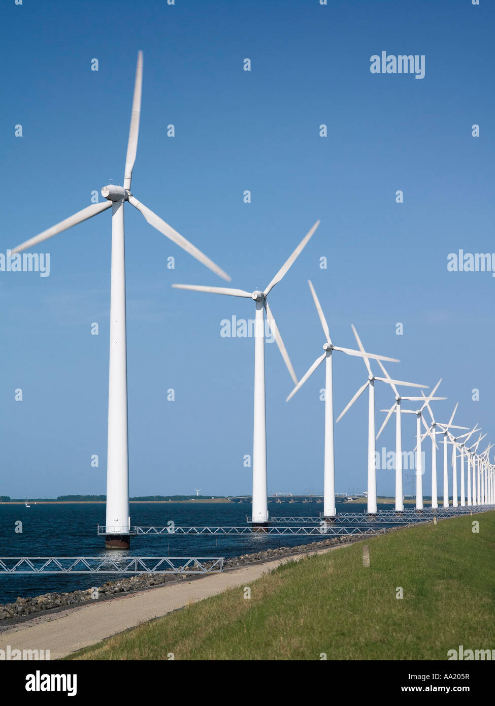 Wind Farm, Flevoland, Netherlands Stock Photo - Alamy