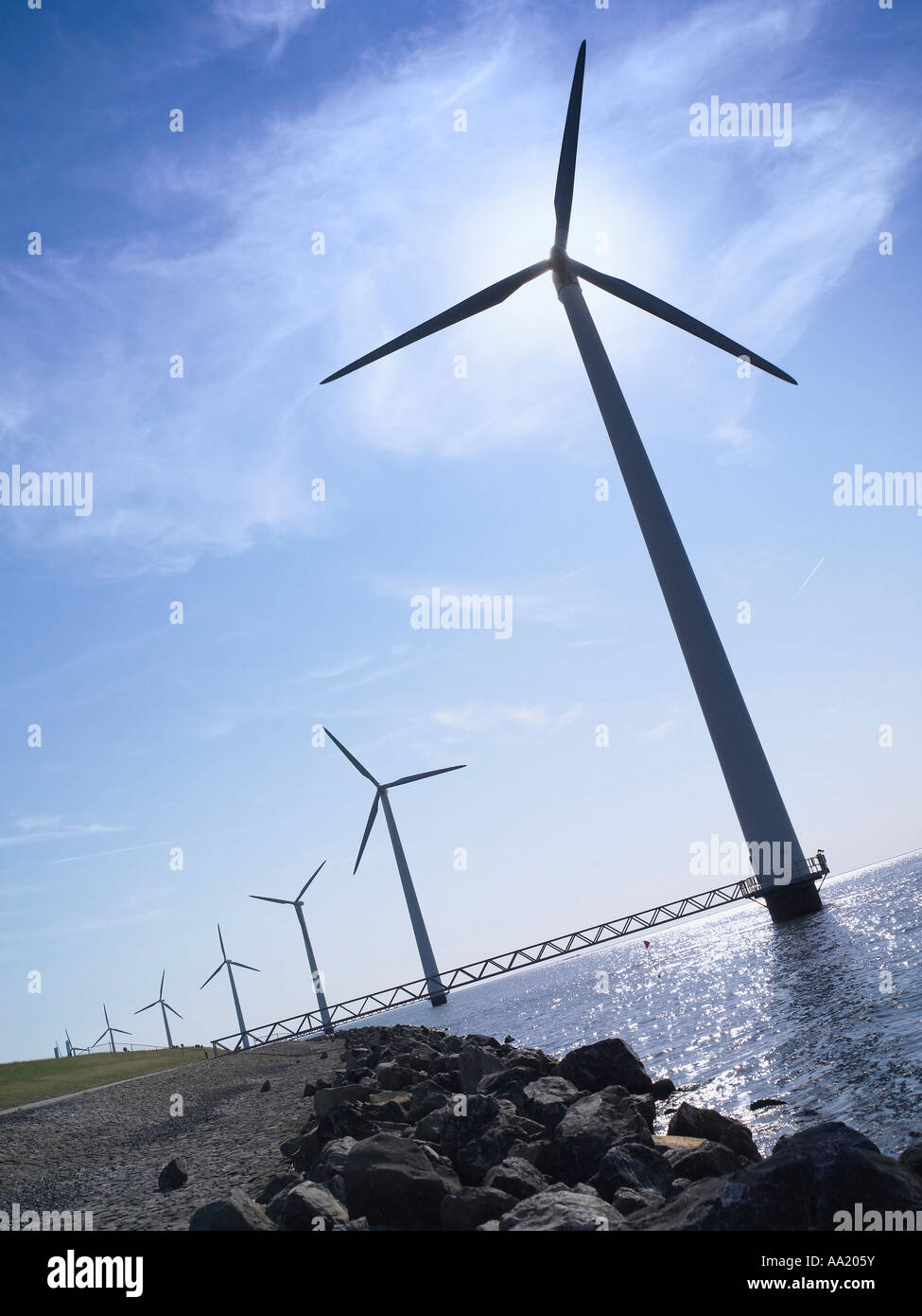Wind Farm, Flevoland, Netherlands Stock Photo - Alamy
