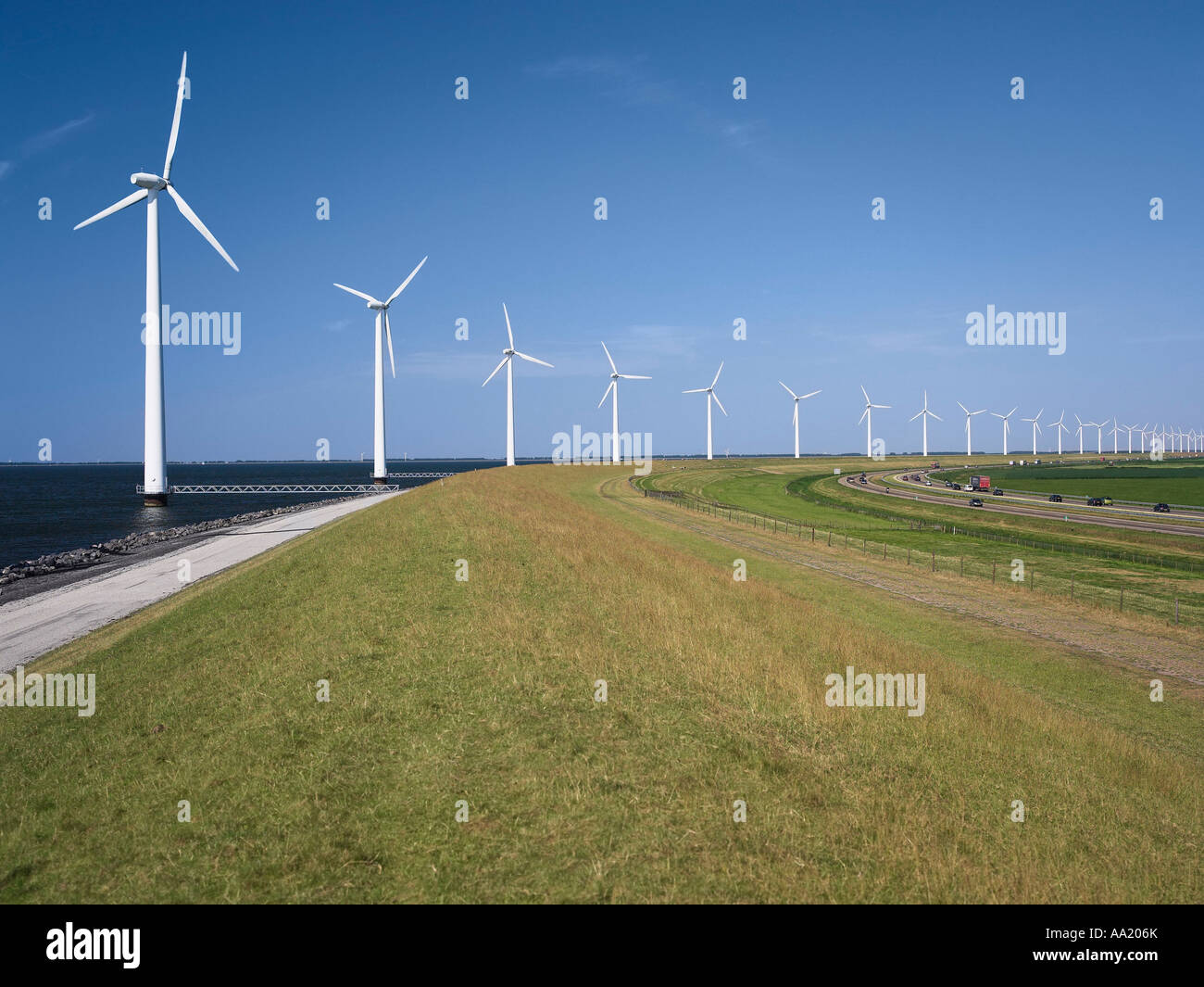 Wind Farm, Flevoland, Netherlands Stock Photo - Alamy