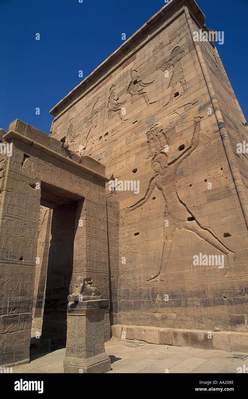 Egypt Assouan Philea s Temple Stock Photo - Alamy