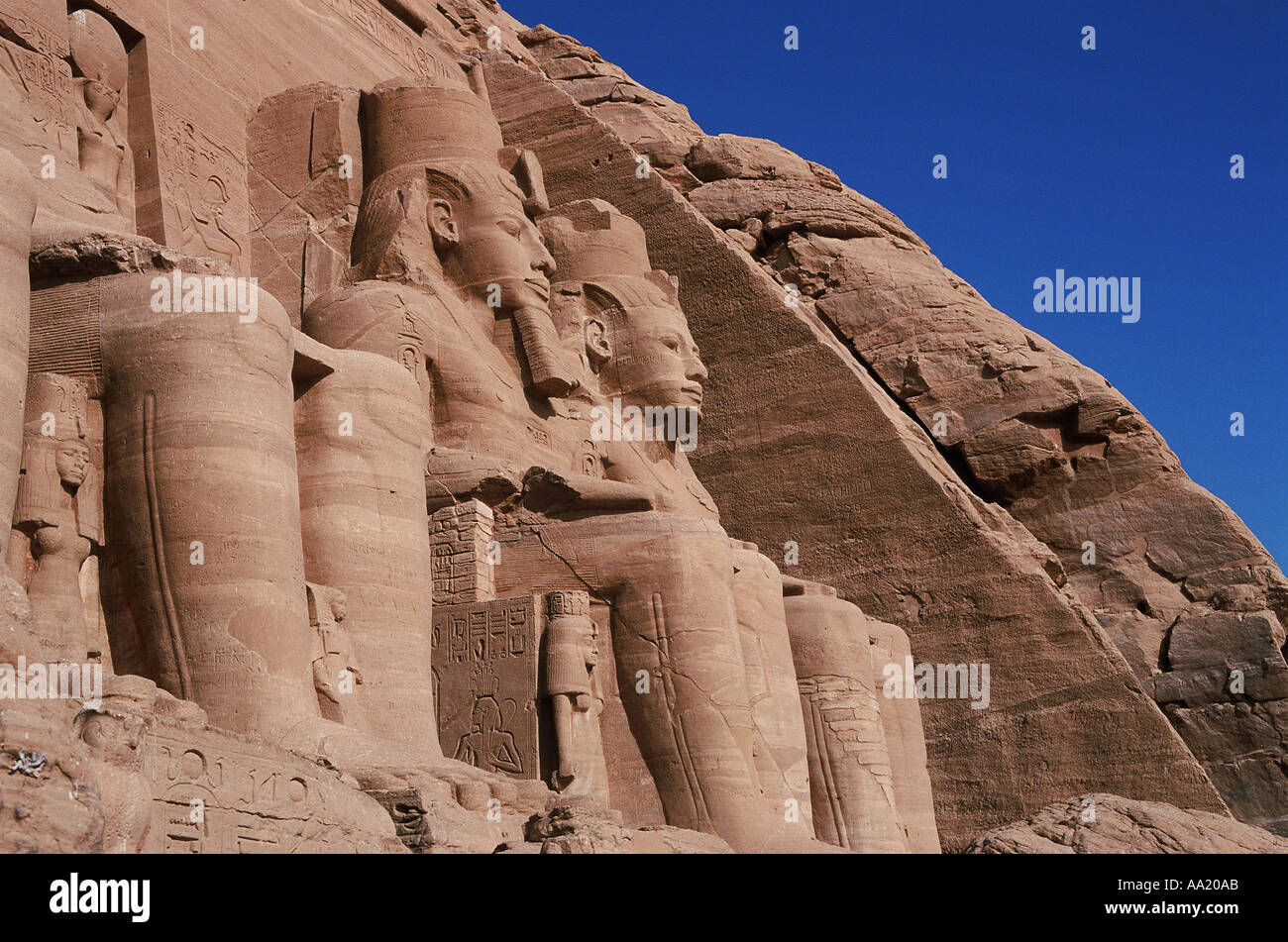Egypt Abou Simbel Stock Photo - Alamy