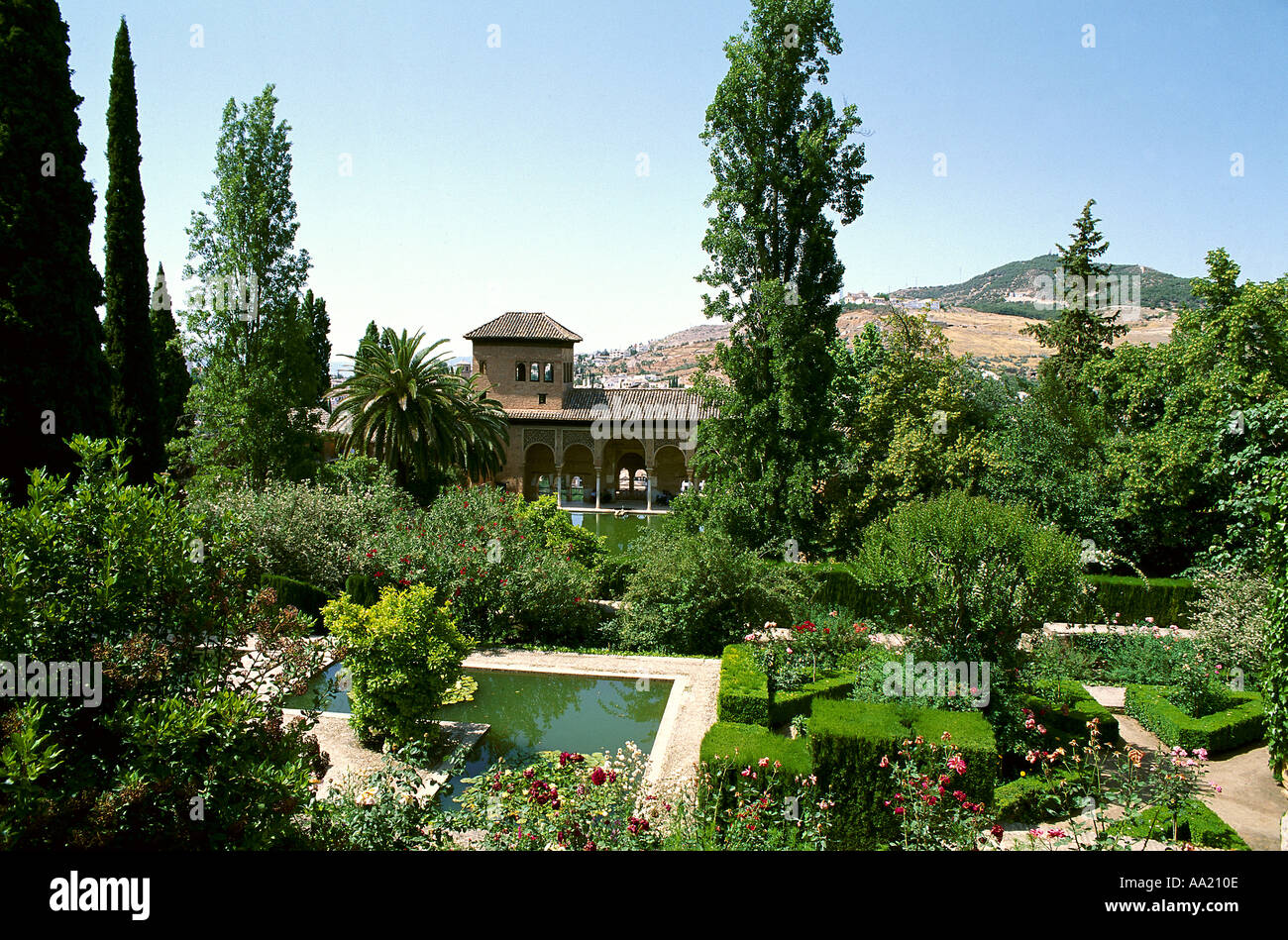 Spain Andalusia Grenade Alhambra Generalife Stock Photo - Alamy