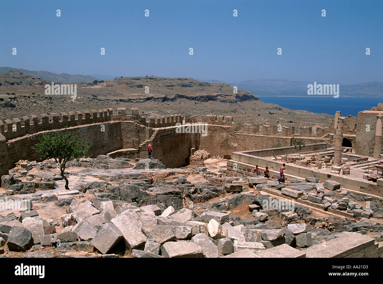 Greece Greek Islands Rhodes Stock Photo - Alamy