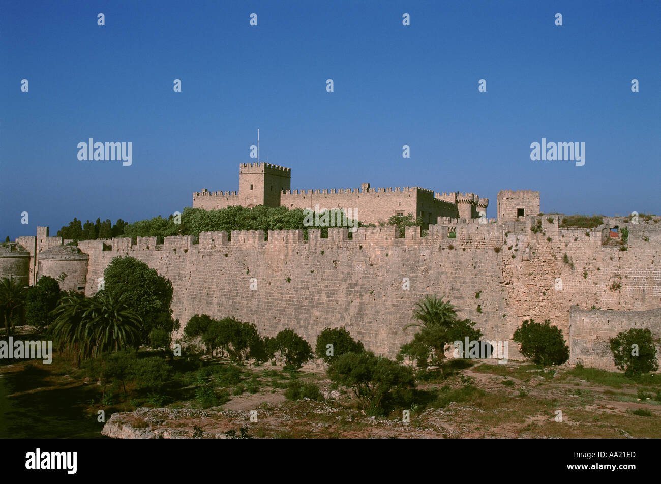 Greece Greek Islands Rhodes Stock Photo - Alamy
