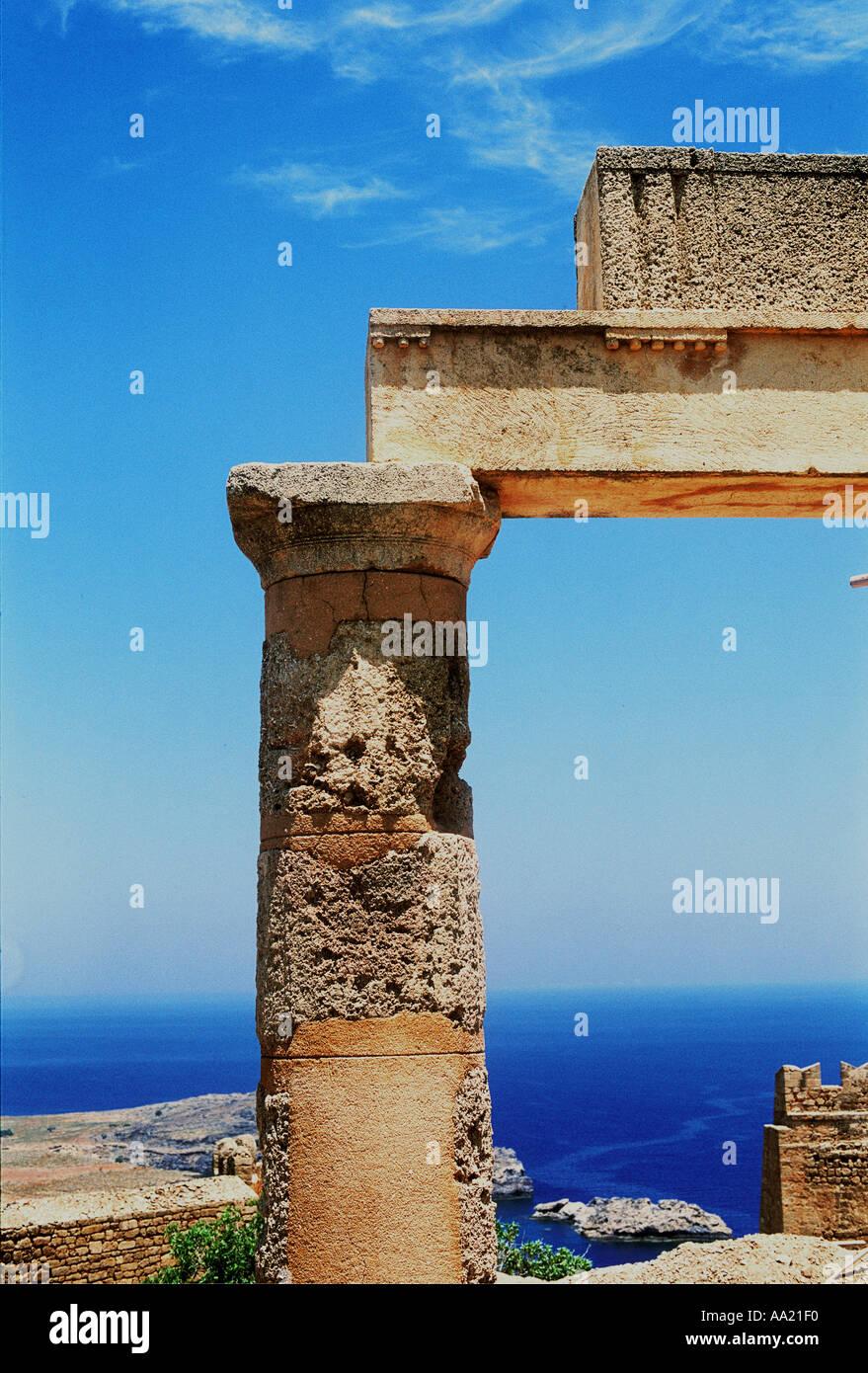 Greece Greek Islands Rhodes Stock Photo - Alamy