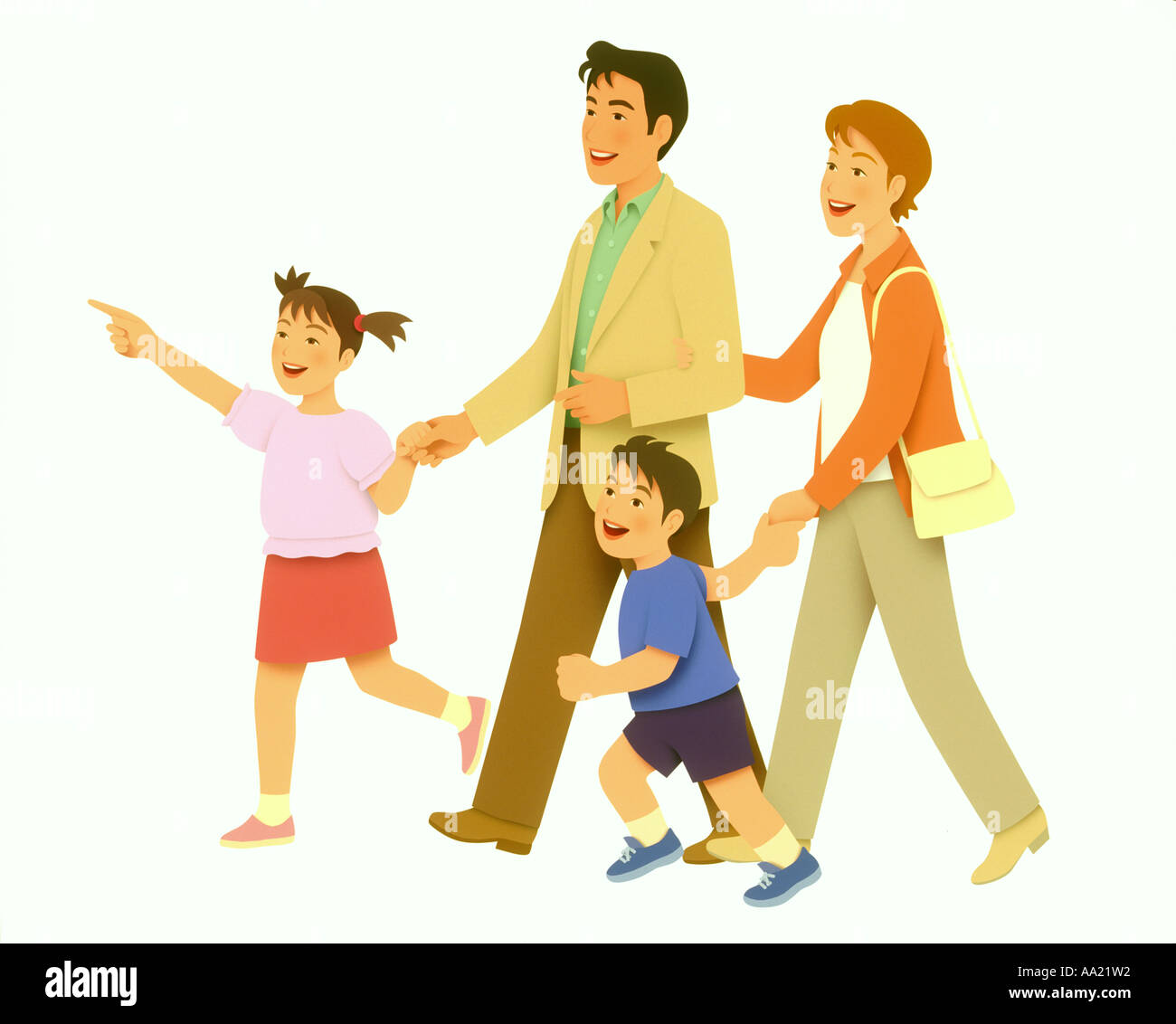 Going out walk Cut Out Stock Images & Pictures - Alamy