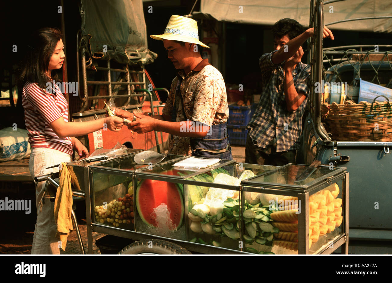 Thailand Bangkok Pak Khlong Market Stock Photo - Alamy
