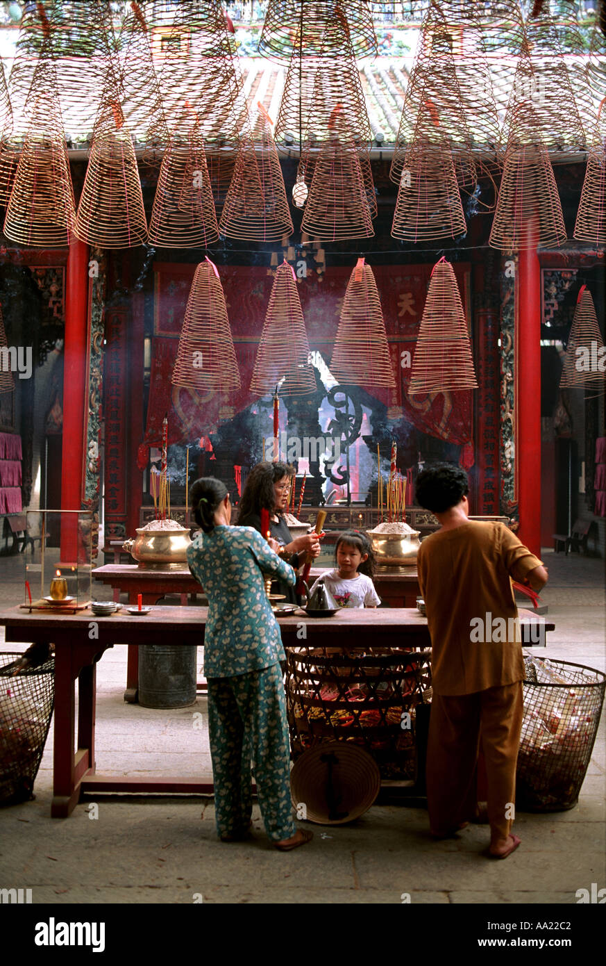 Vietnam Ho Chi Minh Cholon Thien Hau temple Stock Photo - Alamy