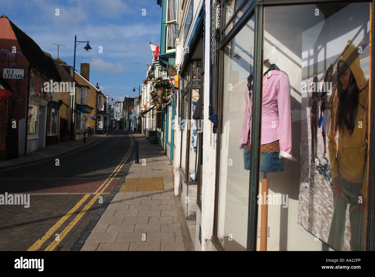 Harbour Street Whitstable kent Stock Photo - Alamy