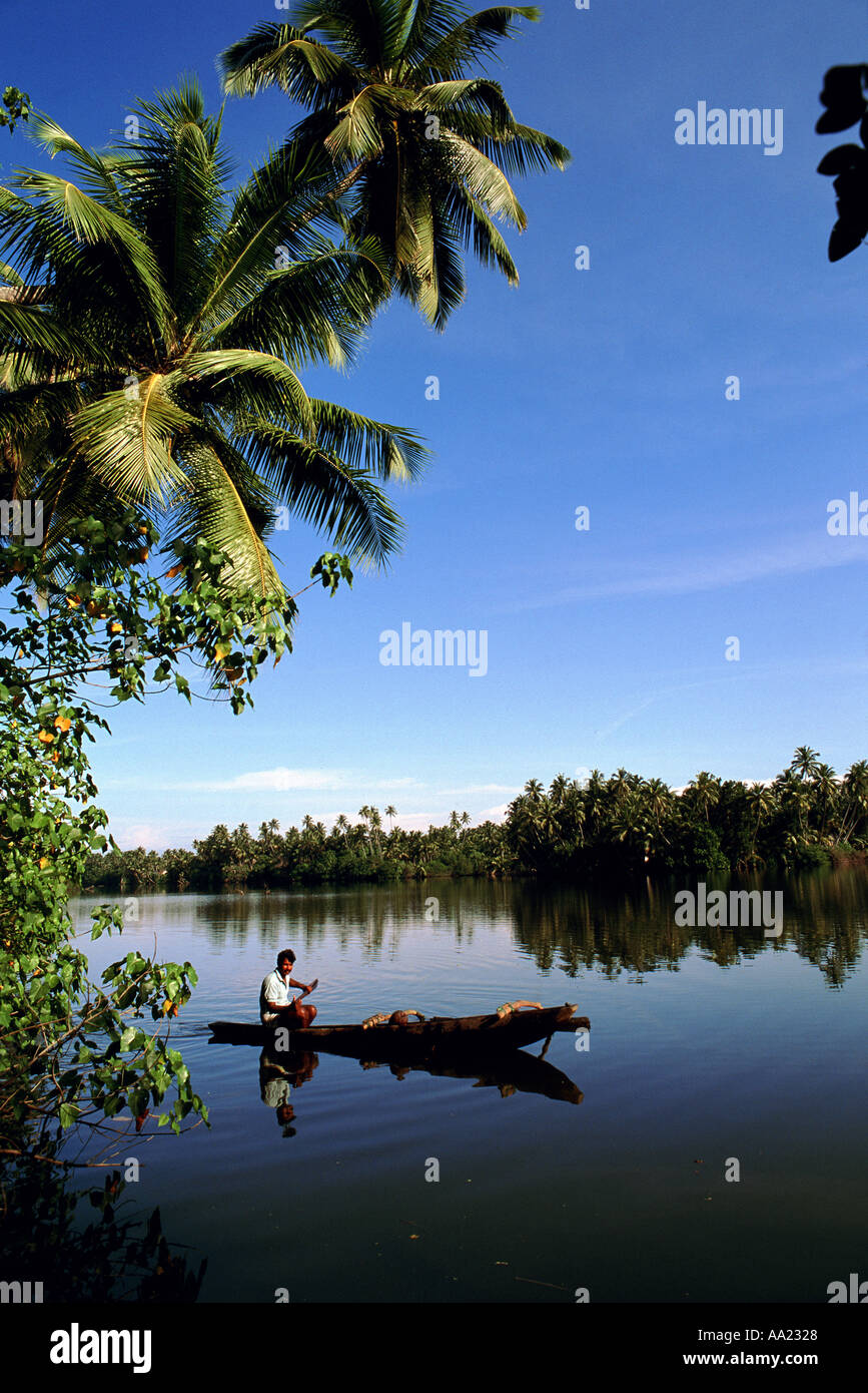 Sri Lanka Kosgoda Lagoon Stock Photo - Alamy