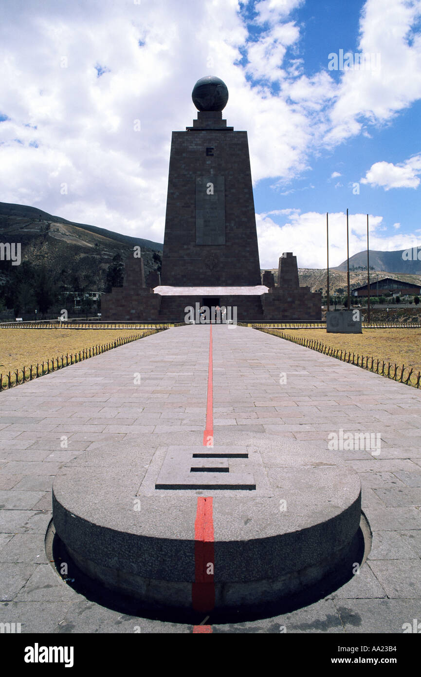 Ecuador La Mitad del Mundo Stock Photo - Alamy