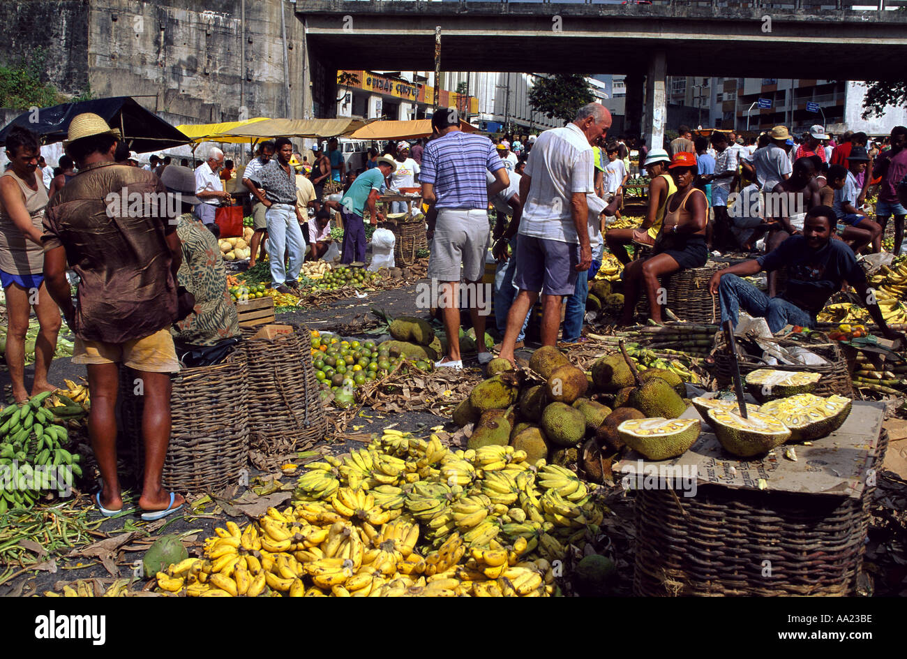 Brazil Salvador Market Stock Photo - Alamy