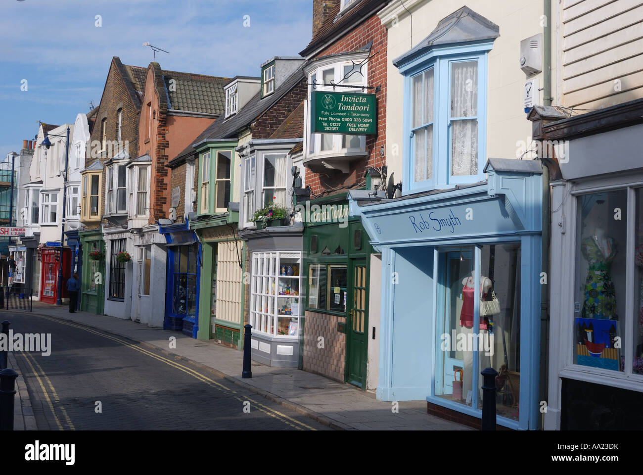 Harbour Street Whitstable kent Stock Photo - Alamy