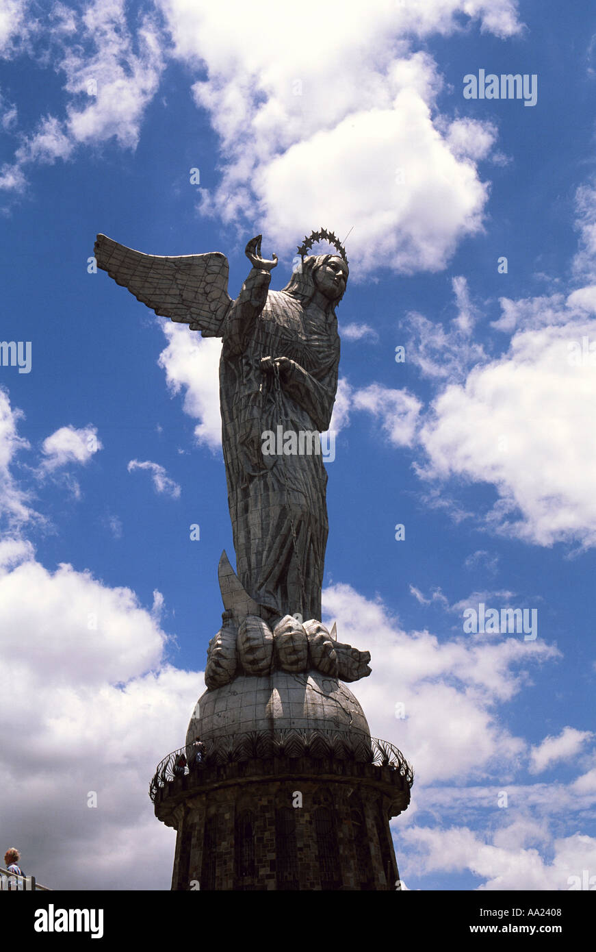 Ecuador Panecillo The Immaculate Virgin Stock Photo - Alamy