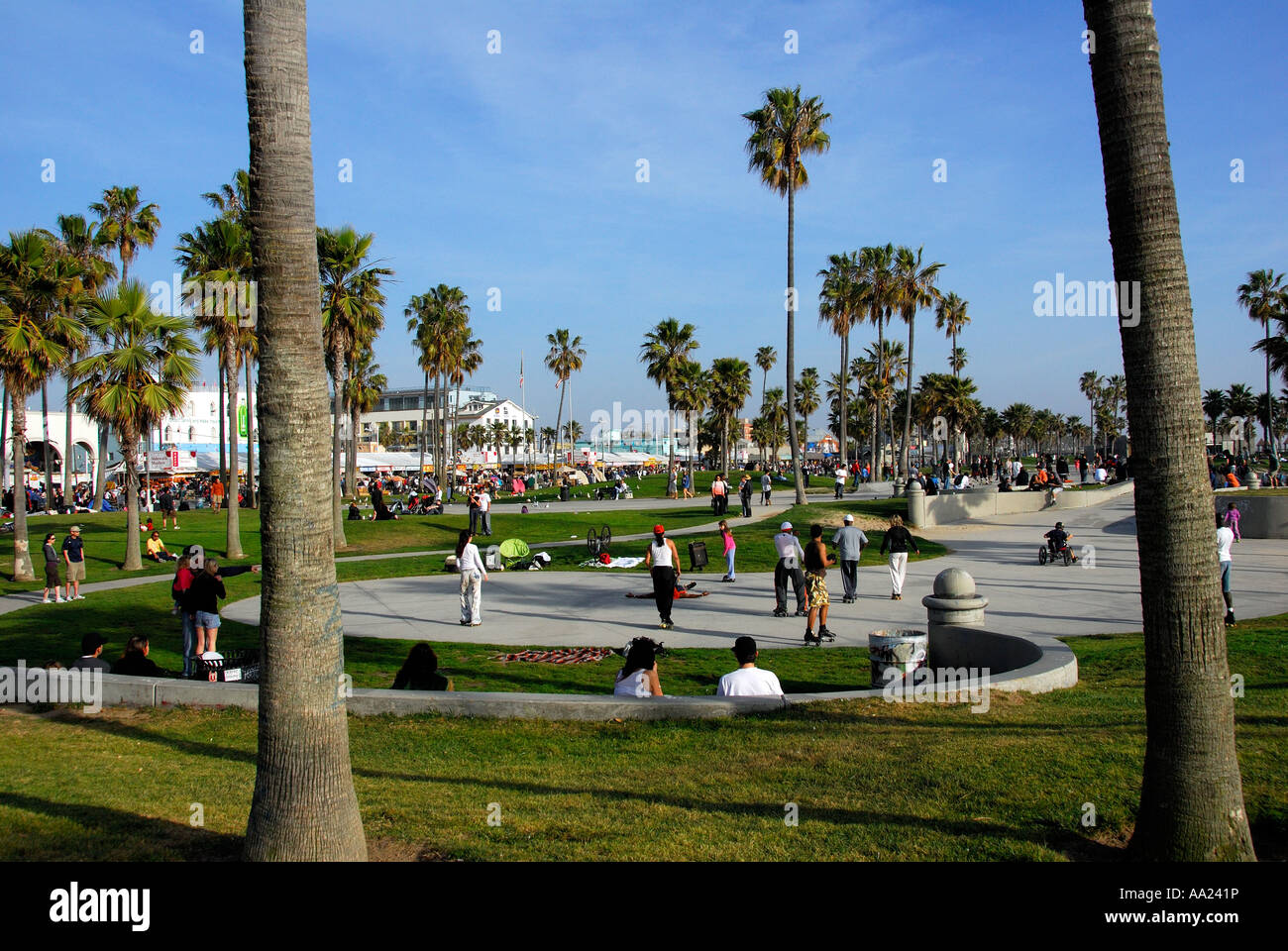 Afternoon fun in Venice Beach, Los Angeles, California USA Stock Photo ...
