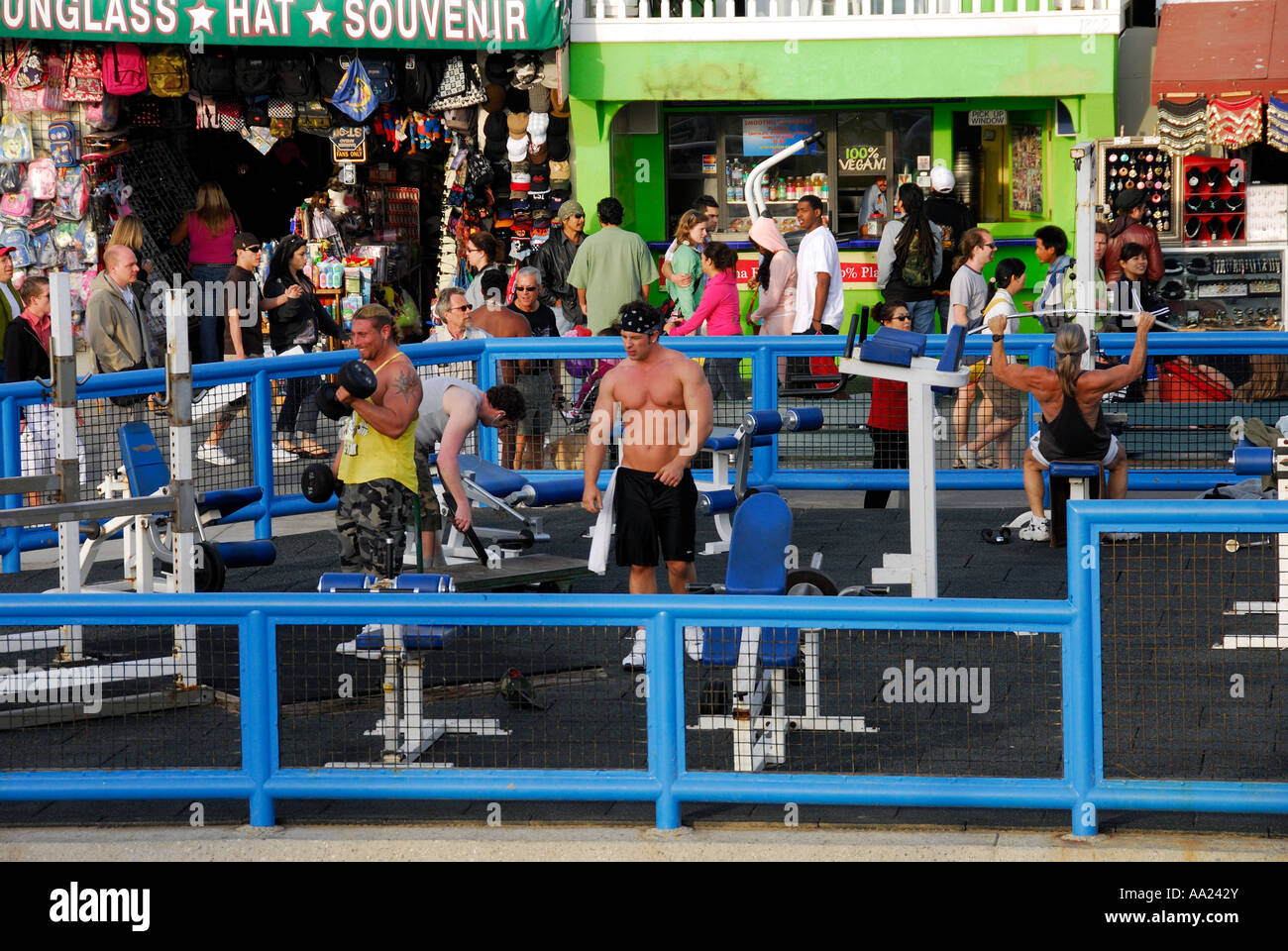 Muscle Beach, Venice, Los Angeles, California USA Stock Photo - Alamy