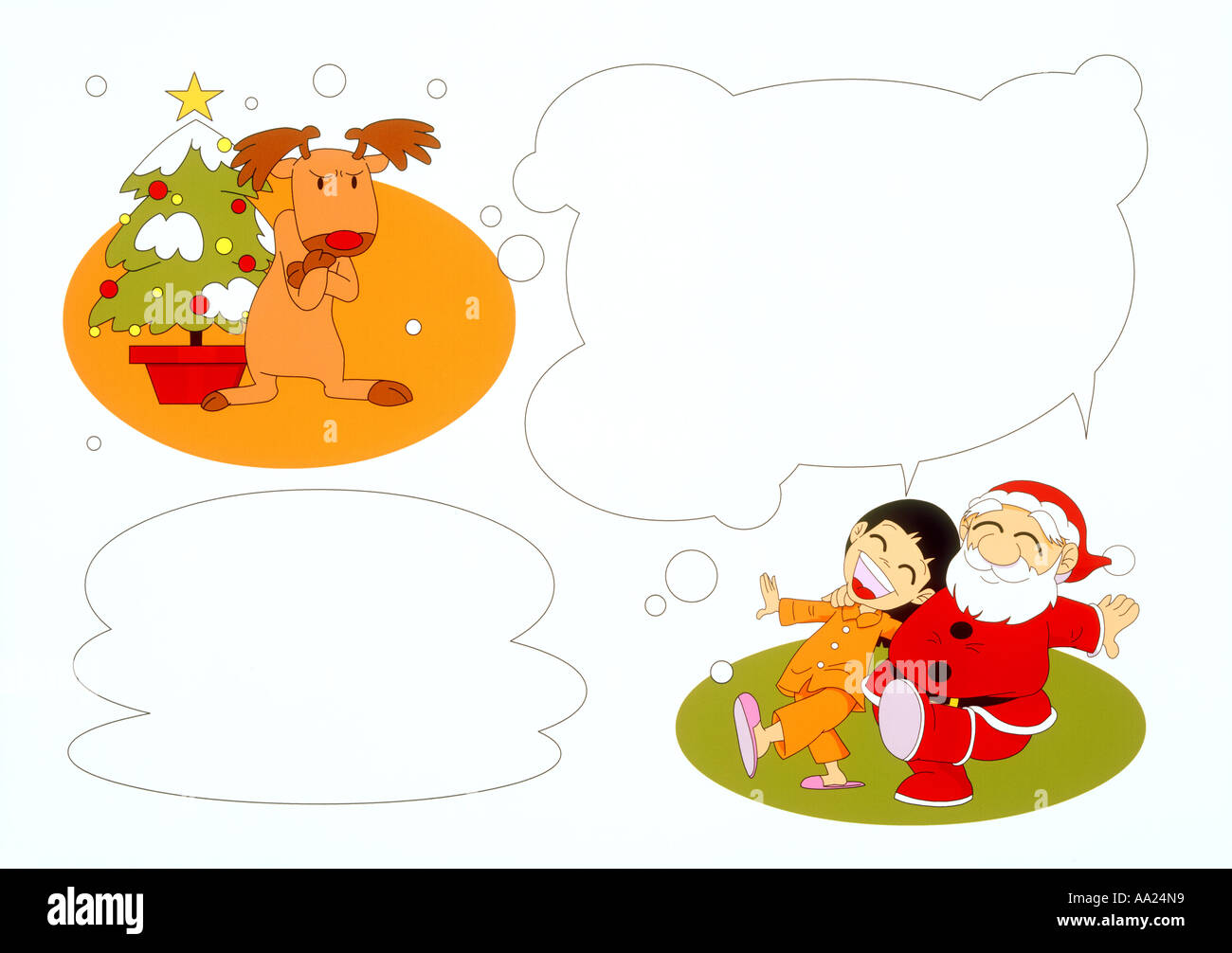 Dancing father christmas santa claus hi-res stock photography and ...