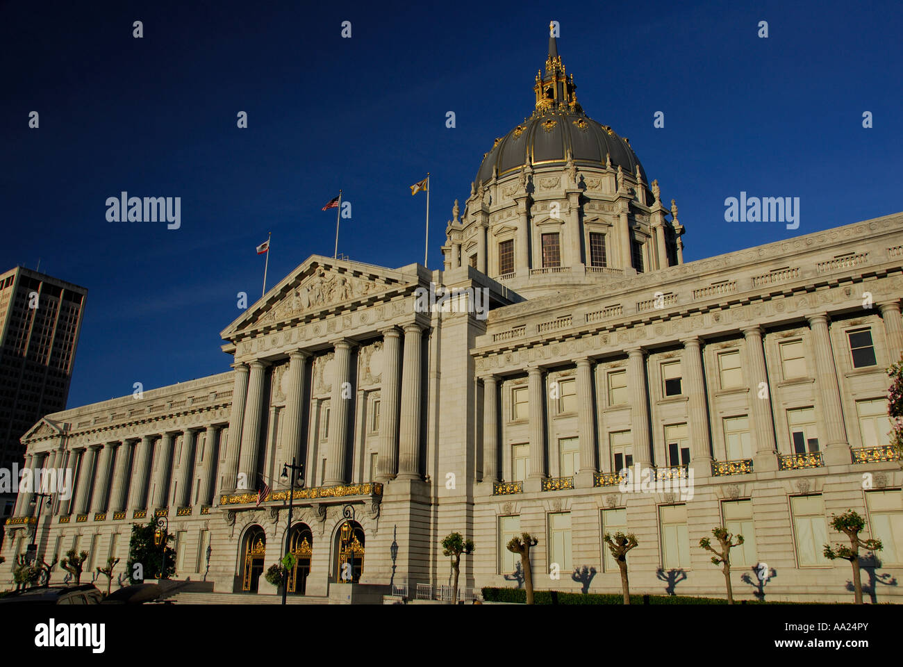City Hall Civic Center Plaza San Francisco Stock Photo - Alamy