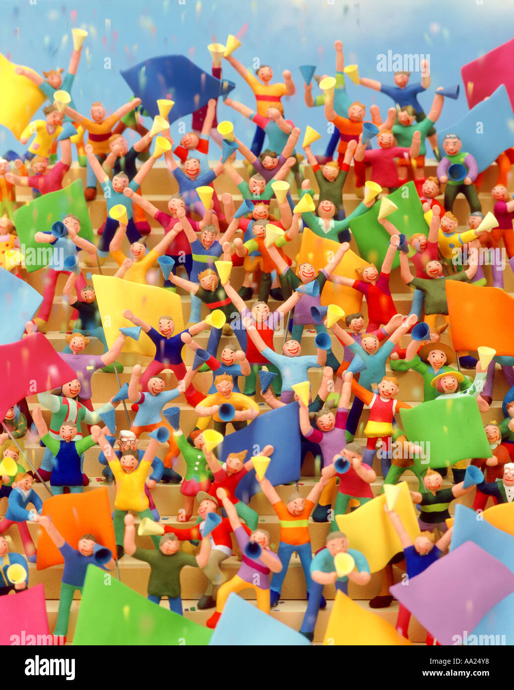 figurine of lively people Stock Photo - Alamy