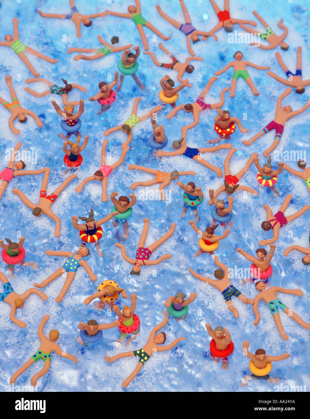 figurine of lively people Stock Photo - Alamy