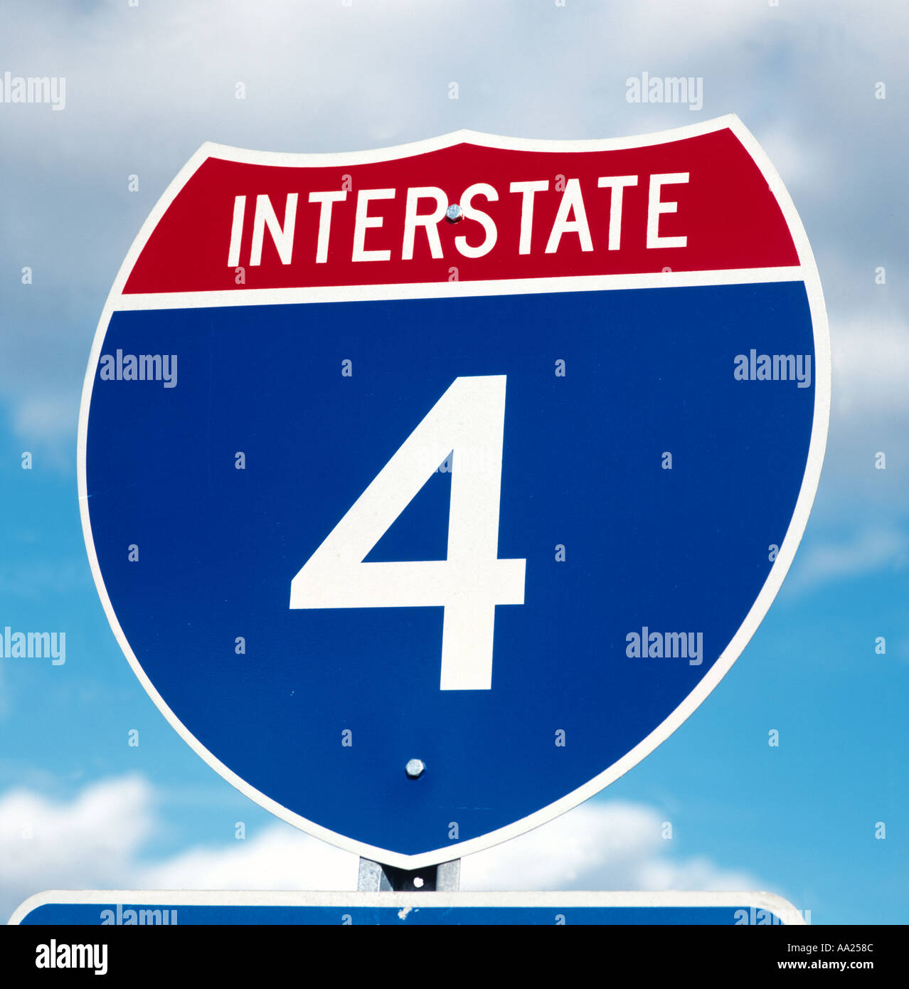 I4 road sign orlando florida hi-res stock photography and images - Alamy