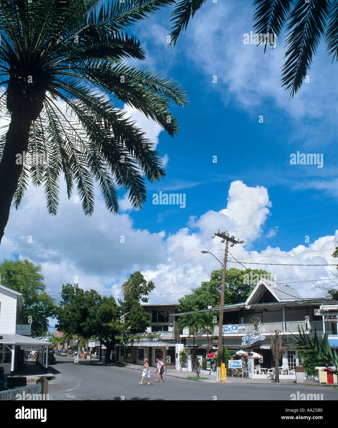 Front Street, Old Town, Key West, Florida, USA Stock Photo - Alamy