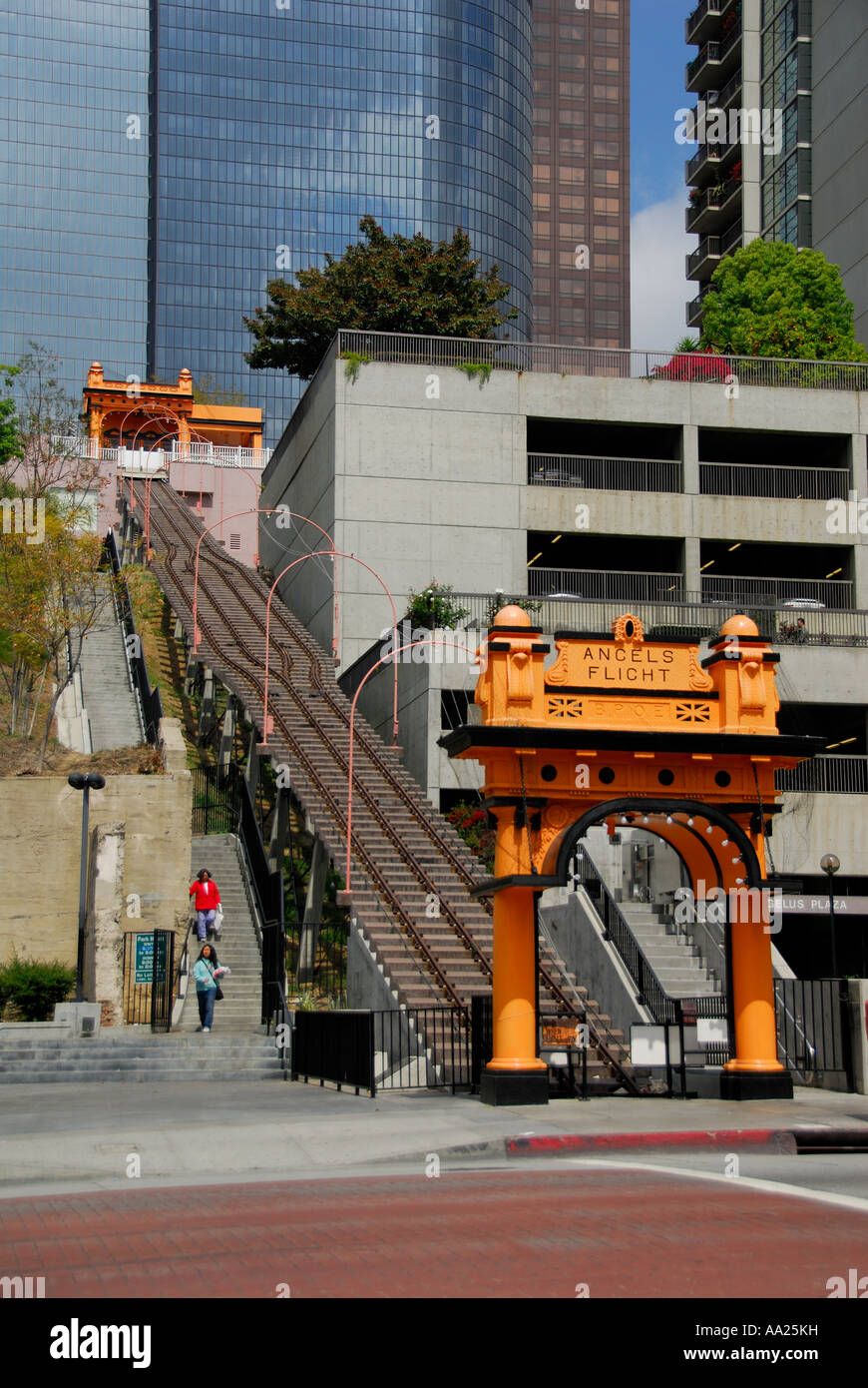 Angels Flight Los Angeles California USA Stock Photo - Alamy