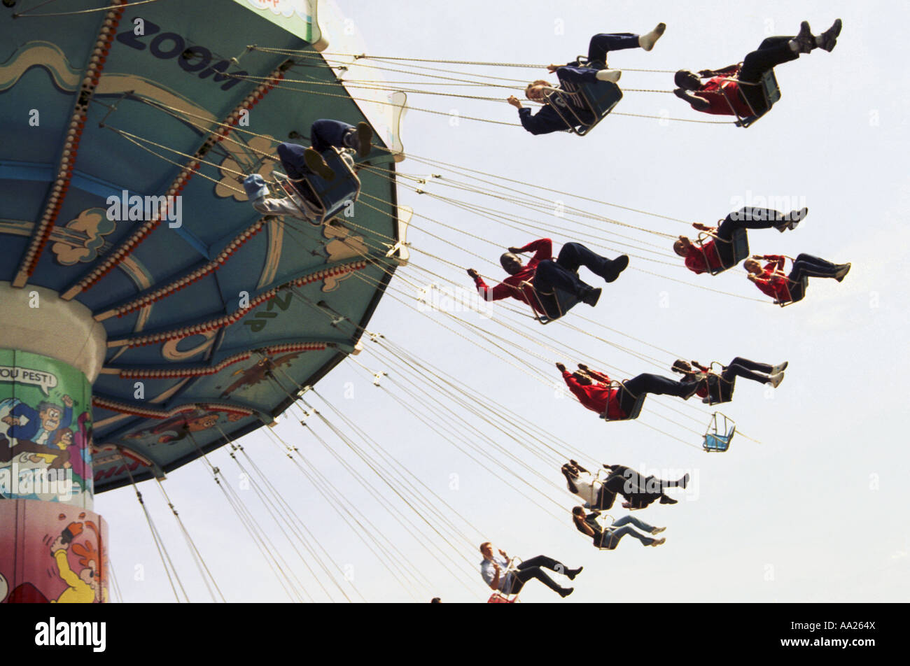 Chessington world of adventures carousel Stock Photo - Alamy