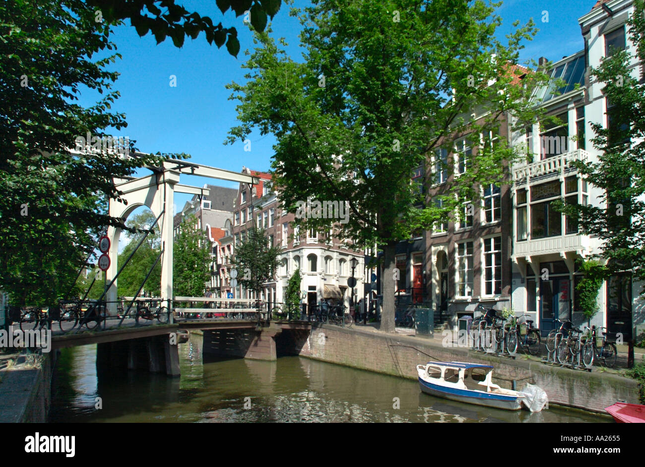 Typical amsterdam canal hi-res stock photography and images - Alamy